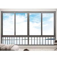 China Customize Double Glazed Thermal Break Aluminum Sliding Glass Windows For Folding Screen for sale