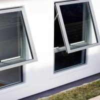 China Water Tightness Level 6 Customize Thermal Break Aluminum Double Layer Glass Awning Windows for sale