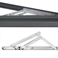 China Water Tightness Level 6 Customize Thermal Break Aluminum Double Layer Glass Awning Windows for sale