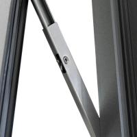 China Water Tightness Level 6 Customize Thermal Break Aluminum Double Layer Glass Awning Windows for sale