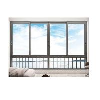 China 2.2mm Wall Thickness Aluminum Sliding Windows High Durability And Aluminum Frame for sale