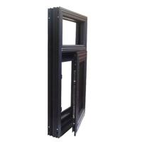 China SKATE 75 Aluminum Casement Windows With 304 Stainless Steel Mesh Screen for sale