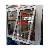 China 8-Way Seal SKATE Grey And White Aluminium Alloy Awning Windows For End Buildings for sale