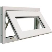 China 8-Way Seal SKATE Grey And White Aluminium Alloy Awning Windows For End Buildings for sale