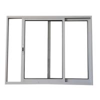 China Latest Design Aluminum Sliding Windows with 1.1W/ (㎡·K）Thermal Insulation Performance for House and Office for sale
