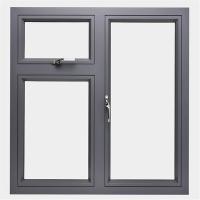 China French Casement Glass Windows With 304 Stainless Steel Mesh And SKATE Original Hardware for sale