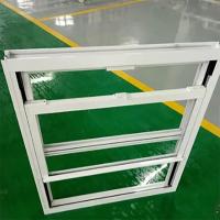 China Double Insulated Aluminum Skate Double Hung Windows High Security Hardware Included for sale