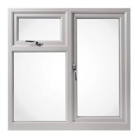 China Custom Size Thermal Break Aluminum Casement Glass Windows For Hanging Curtain Solution for sale