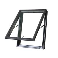 China Customized Flat Roof Aluminum Skylight Insulating Glass for Horizontal Opening Pattern for sale