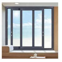 China Double Glazed Soundproof Aluminum Alloy Sliding Windows Level 8 Air Tightness for sale