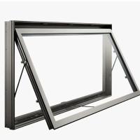 China Thermal Break Double Glazing Top Hung Aluminum Windows With 304 Stainless Steel Mesh for sale