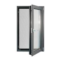China Folding Screen Windproof Aluminum Double Glazed Flush Casement Windows for sale