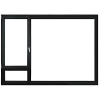 China Folding Screen Windproof Aluminum Double Glazed Flush Casement Windows for sale