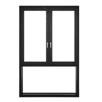 China Folding Screen Windproof Aluminum Double Glazed Flush Casement Windows for sale