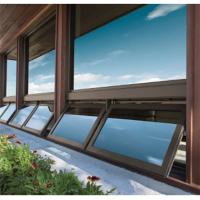 China SKATE Customized Colors Powder Coating Aluminum Awning Window with Superior Water Tightness for sale