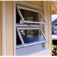 China SKATE Customized Colors Powder Coating Aluminum Awning Window with Superior Water Tightness for sale