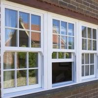 China Low E Double Glazed SKATE Double Hung Windows Heat Insulation And Australian Standard for sale