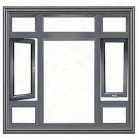 China Water Tightness Level 6 SKATE Aluminum Casement Windows With Triple Glazed And Screen for sale