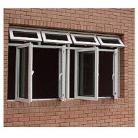 China Third-Party Inspection Facade Decoration Solution Soundproof Top Hung Windows for sale