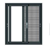 China Stainless Steel Screen Netting Casement Windows With Air Insulation And Water Tightness for sale