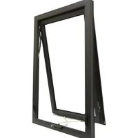 China Folding Screen SKATE Modern Design Double Glazed Aluminum Alloy Awning Windows for sale