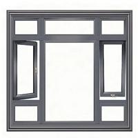 China Level 8 Air Tightness Consultation For Thermal Break Casement Windows In Modern Design for sale