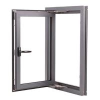 China Aluminum Alloy Double Glazed Casement Windows Customized For Soundproofing for sale