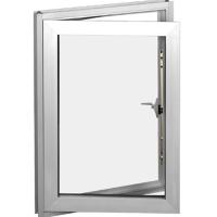 China Aluminum Alloy Double Glazed Casement Windows Customized For Soundproofing for sale