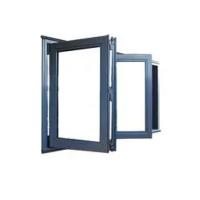 China Customized Thermal Break Aluminum Bi Folding Windows With High Strength Heat Insulation Strip for sale