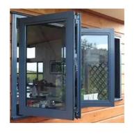China Customized Thermal Break Aluminum Bi Folding Windows With High Strength Heat Insulation Strip for sale