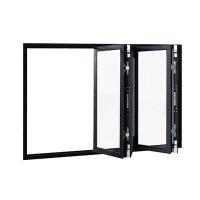 China Customized Thermal Break Aluminum Bi Folding Windows With High Strength Heat Insulation Strip for sale
