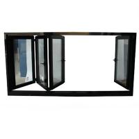 China Level 9 Wind Pressure Resistance Bi-Fold Windows Made Of Thermal Break Aluminum Profile for sale