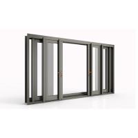 China Level 8 Air Tightness  Aluminum Alloy Sliding Window for Modern Commercial Spaces for sale