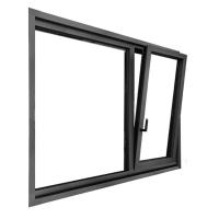 China Thermal Break Aluminum Profile Double Glazed Casement Windows For Soundproofing for sale