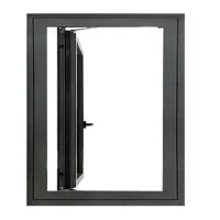 China Thermal Break Aluminum Profile Double Glazed Casement Windows For Soundproofing for sale