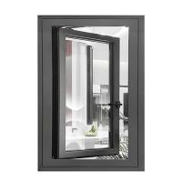 China Thermal Break Aluminum Profile Double Glazed Casement Windows For Soundproofing for sale