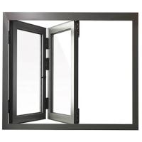 China Standardized Production Aluminum Casement Windows For Bedroom Folding Screen Efficiency for sale