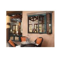 China Thermal Break Aluminum Alloy Bi-Fold Windows with High Strength Heat Insulation Strip for Residentials for sale