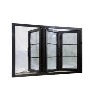 China Aluminum Alloy Bi-Fold Windows Soundproof And Wind Pressure Resistant For Distributors for sale