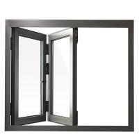 China Aluminum Alloy Bi-Fold Windows Soundproof And Wind Pressure Resistant For Distributors for sale