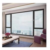 China High Air Tightness Hanging Curtain Type Aluminum Sliding Windows for sale