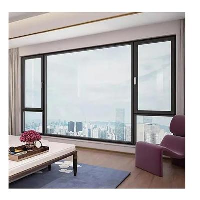 China High Air Tightness Hanging Curtain Type Aluminum Sliding Windows for sale