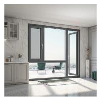 China High Air Tightness Hanging Curtain Type Aluminum Sliding Windows for sale