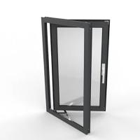 China High Air Tightness Hanging Curtain Type Aluminum Sliding Windows for sale