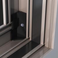 China Aluminum Slim Casement Windows with 304 Stainless Steel Mesh for sale