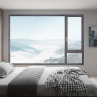 China Aluminum Slim Casement Windows with 304 Stainless Steel Mesh for sale