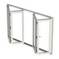 China High Performance Aluminum Folding Windows With Modern Process Thermal Break For Bedroom for sale