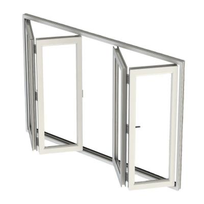 China High Performance Aluminum Folding Windows With Modern Process Thermal Break For Bedroom for sale