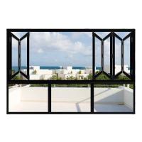 China High Performance Aluminum Folding Windows With Modern Process Thermal Break For Bedroom for sale
