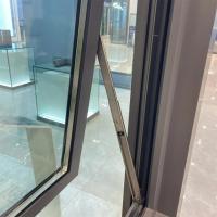 China Custom Made Aluminum Top Hung Home Window With Double Glass And Level 8 Air Tightness for sale